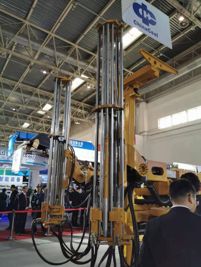 Automatic roof bolter machine drilling resin installation and anchor ...