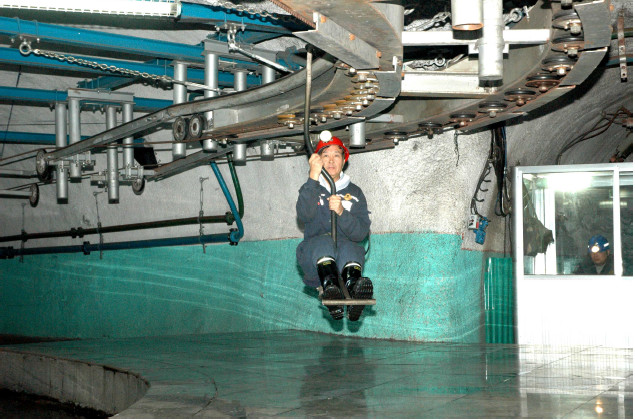 Chair Lift Manriding transport System for underground material and ...