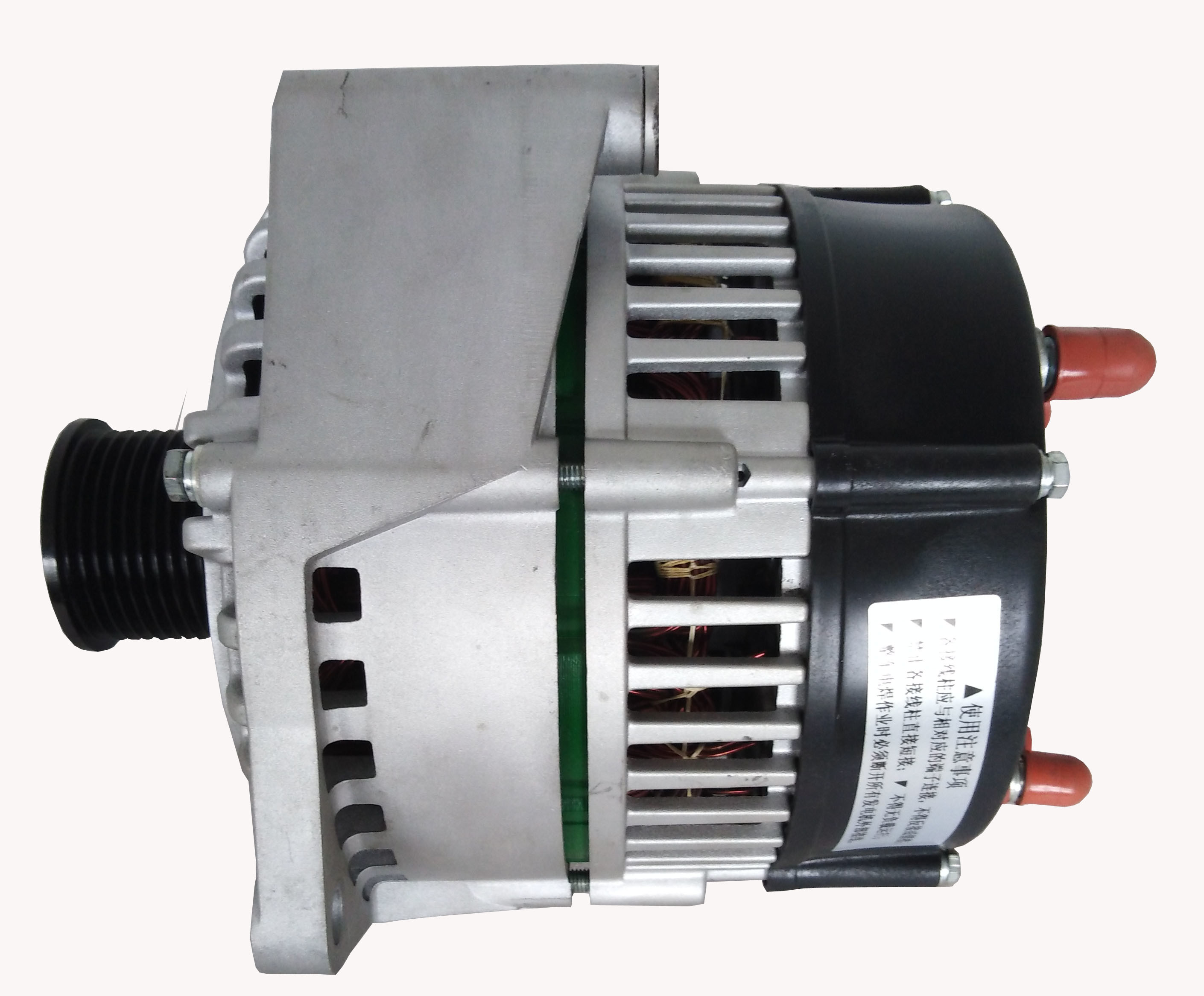 replace double paralled alternators matched with shorten WP7 engine 28V ...